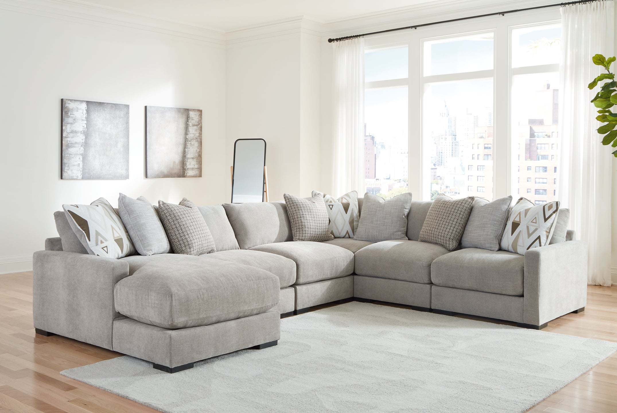 Aslan Court 6-Piece Sectional with Chaise – Sav-On Furniture Mart